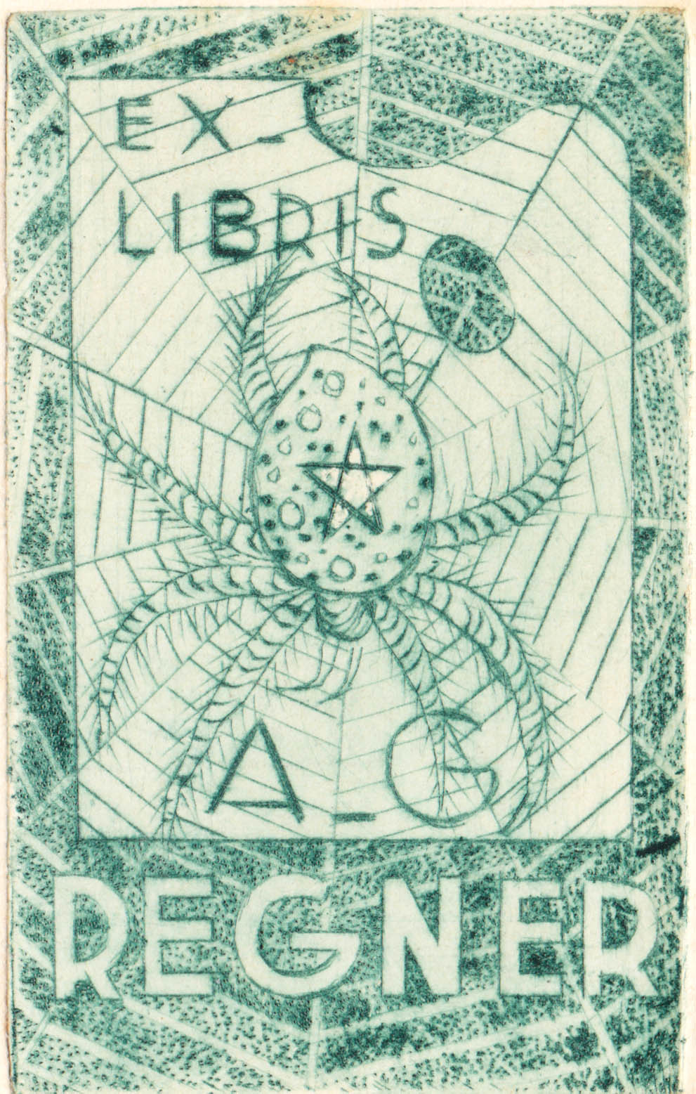 L'Ex-libris - L'Automatisme d'Alfred-Georges Regner